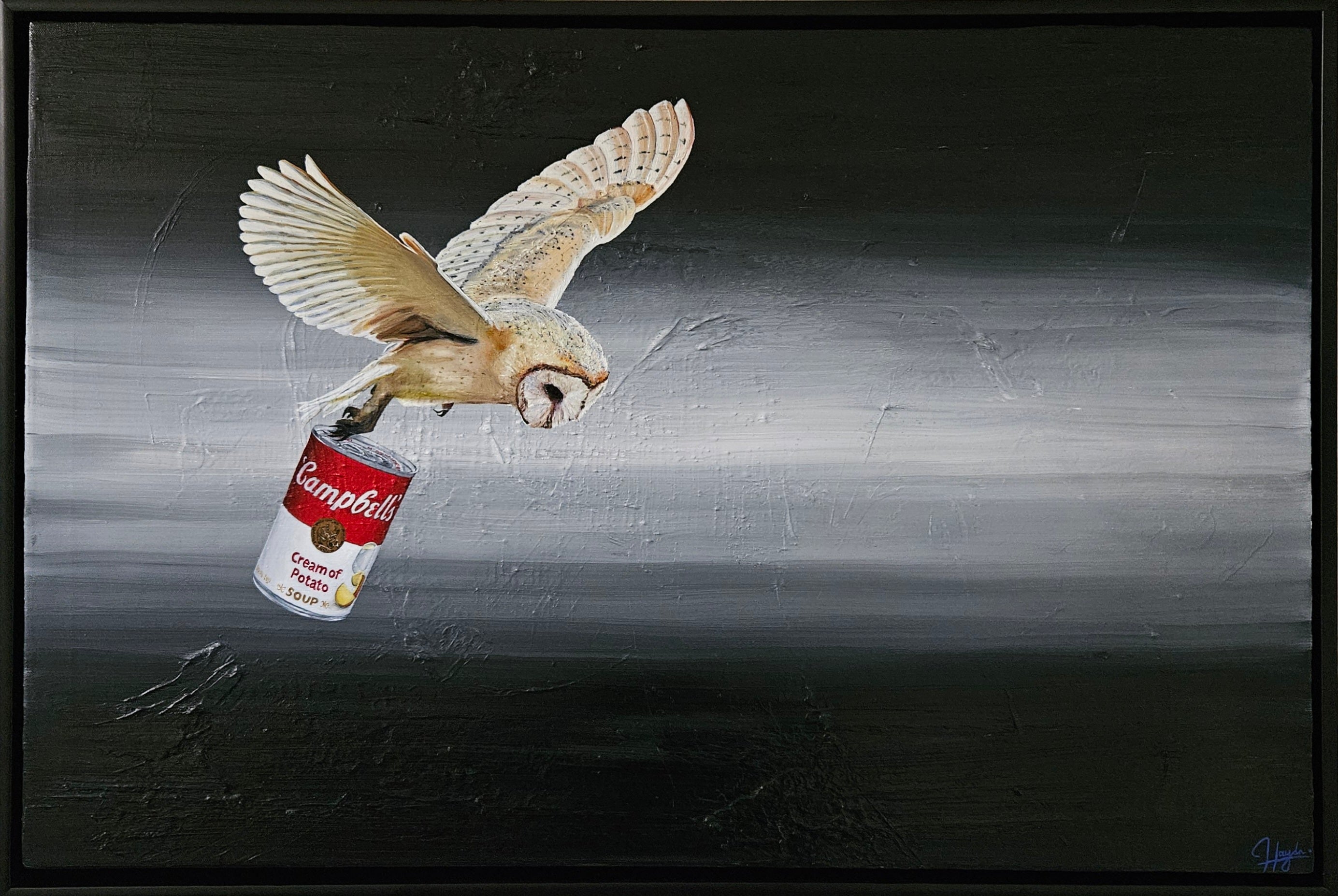 The Search by Haydn Englander-Porter, A Surreal Oil Painting of Instin ...